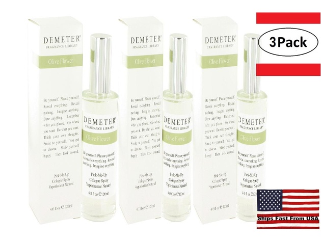 3 Pack Demeter Olive Flower by Demeter Cologne Spray 4 oz for Women ...