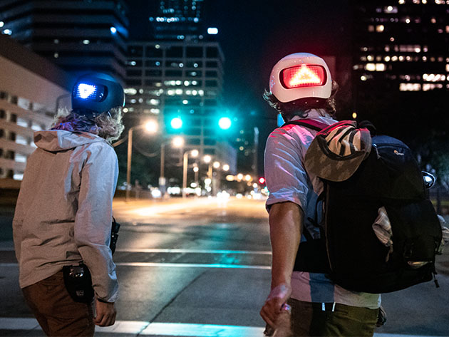 Lumos Smart LED Helmet (Matrix/Jet White/2-Pack) | New Atlas