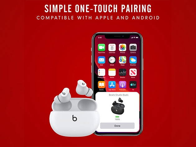Beats Studio Buds True Wireless Noise Cancelling Earbud (White ...