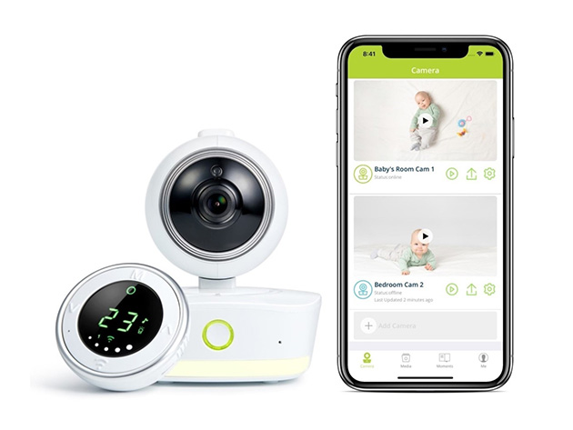 Bebcare iQ WiFi HD Baby Monitor with Smart Breathing Sensor Mat ...