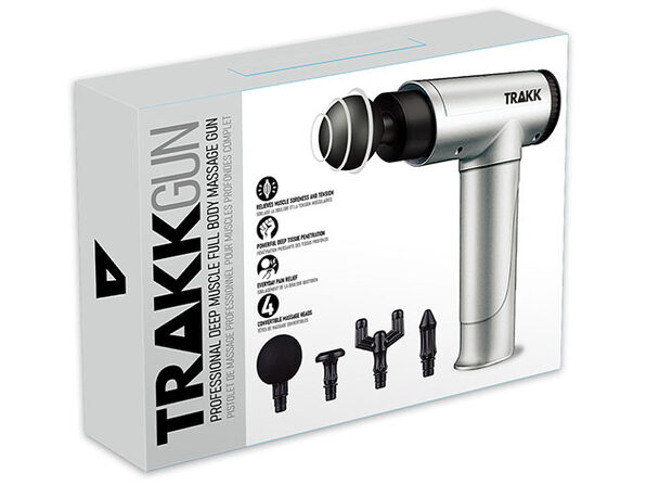 TRAKK Deep Tissue Massage Gun (Silver) | Joyus