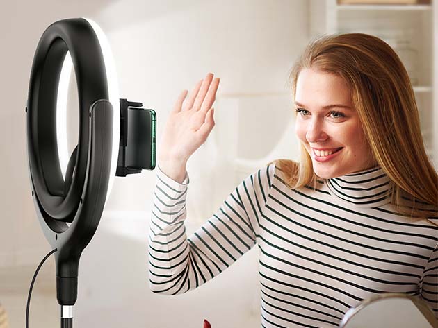 10" LED Ring Light with Tripod Stand | Gadget Hacks