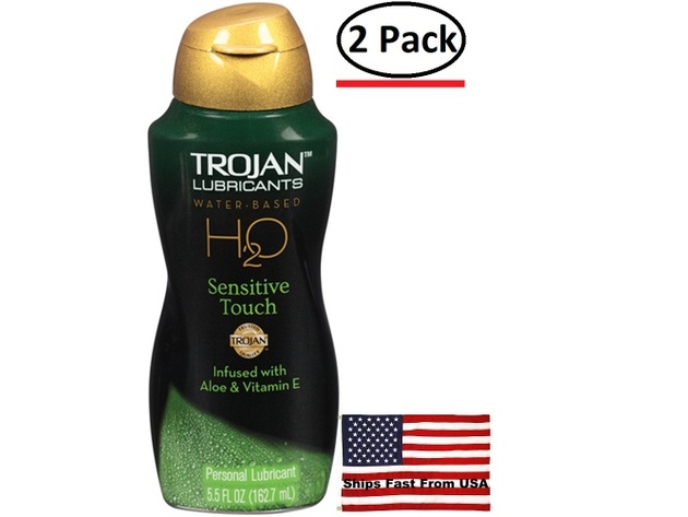 ( 2 Pack ) Trojan H2O Sensitive Touch 5.5 Oz | StackSocial