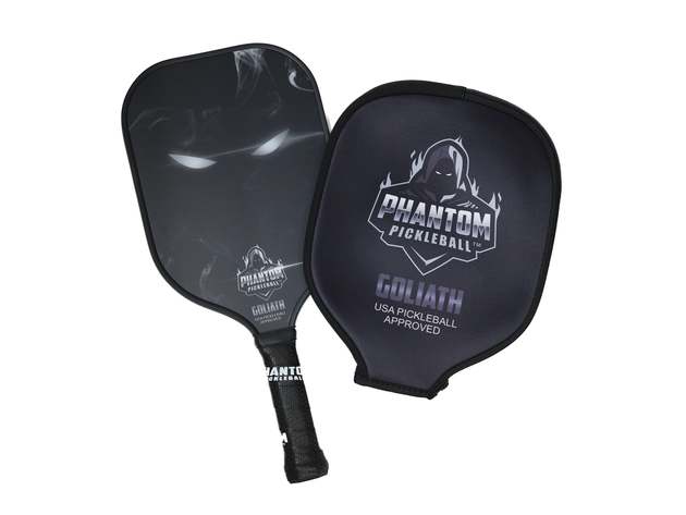 Phantom Goliath 16mm Pickleball Pro Paddle with Cover - Steel ...