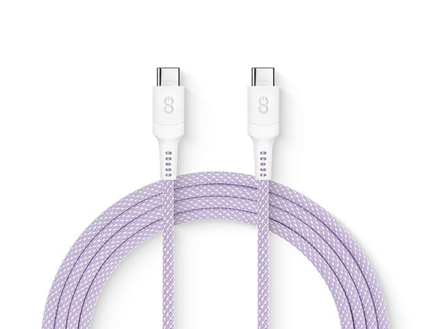 VIBRANCE™ Connect USB-C to USB-C Cable (Purple) | Gadget Hacks