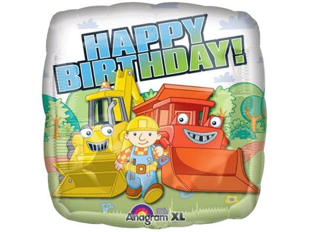 18 Inch Bob the Builder Happy Birthday Mylar Balloon | Kitco