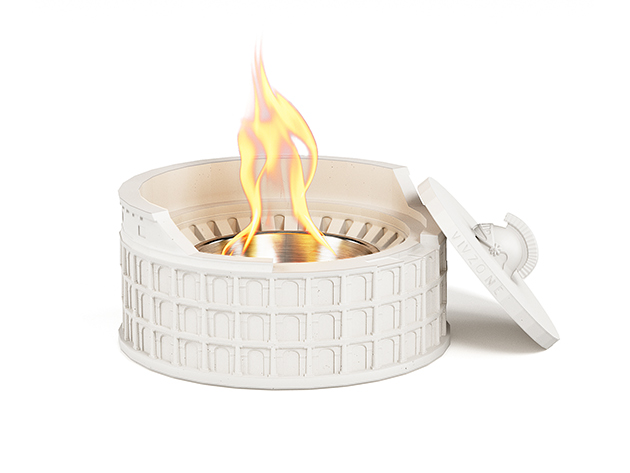 Colosseum Tabletop Fire Pit | theChive University