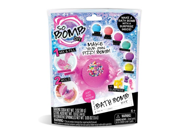 So Bomb DIY Bath Bomb with Sprinkles Single Pack, Make Your Own Fizzy ...