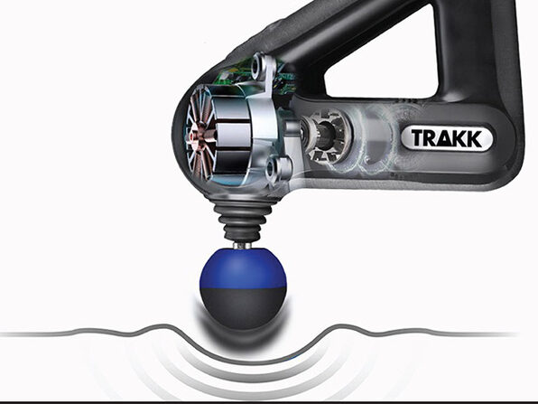 TRAKK Pro Ergonomic Deep Tissue Percussion Massage Gun | theChive ...