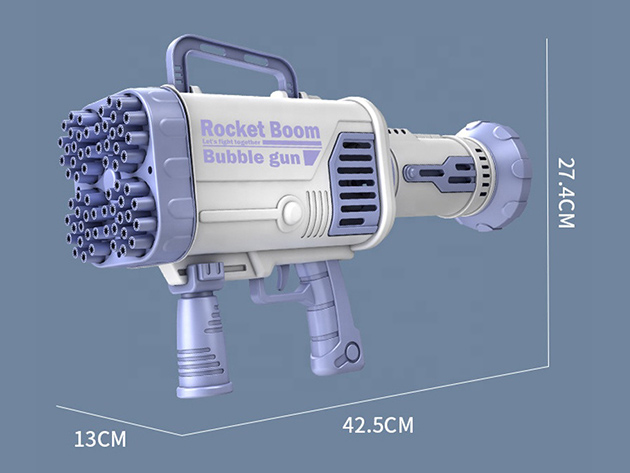Rocket Boom Bubble Gun (Blue) | Kitco