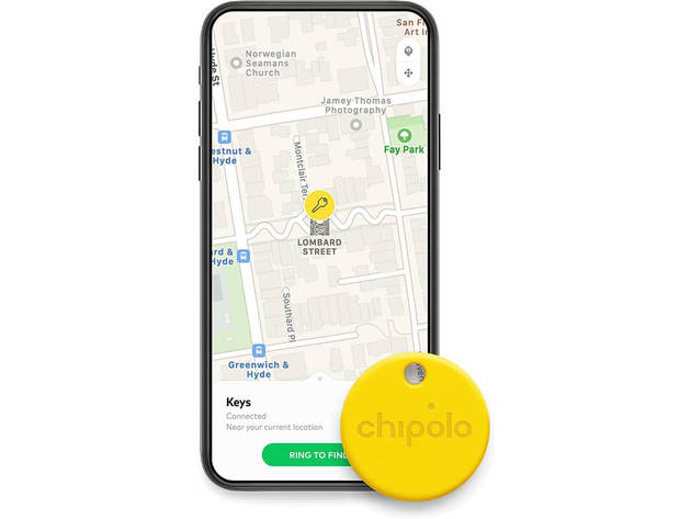 Chipolo CHC19MYWR One - Yellow | Gadget Hacks