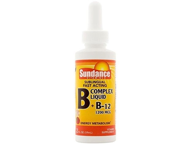 Sundance Vitamins, Sublingual Fast Acting B Complex + B-12 Liquid, 1200 ...