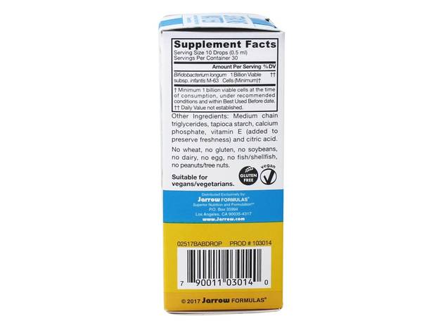 Jarrow Formulas - Baby's Jarro-Dophilus Liquid Probiotic Supplement ...
