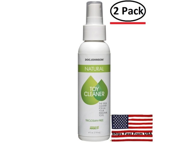( 2 Pack ) Natural Toy Cleaner Spray - Triclosan Free - 4 Fl. Oz./ 118 ...