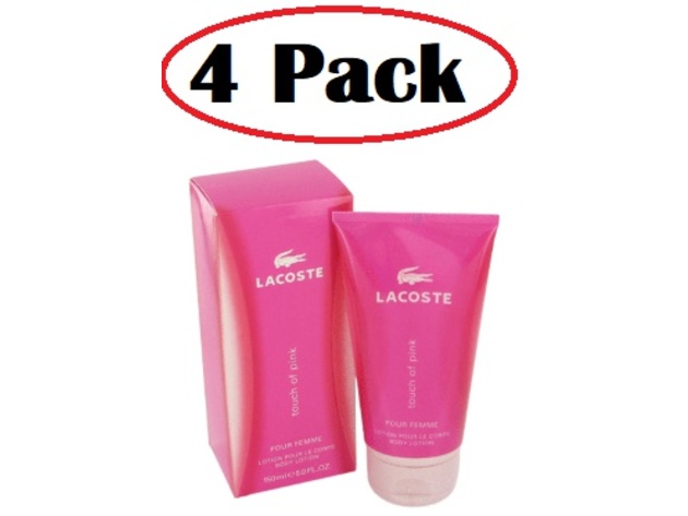 4 Pack of Touch of Pink by Lacoste Body Lotion 5 oz | StackSocial