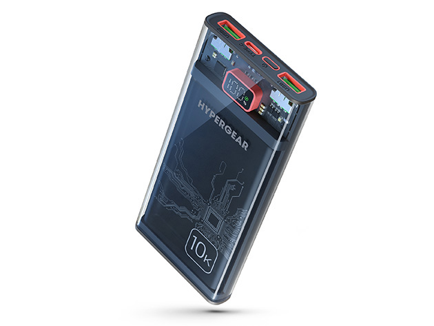 Transparent Retro Power Bank 10,000mAh Fast-Charge 20W USB-C | Raw Story