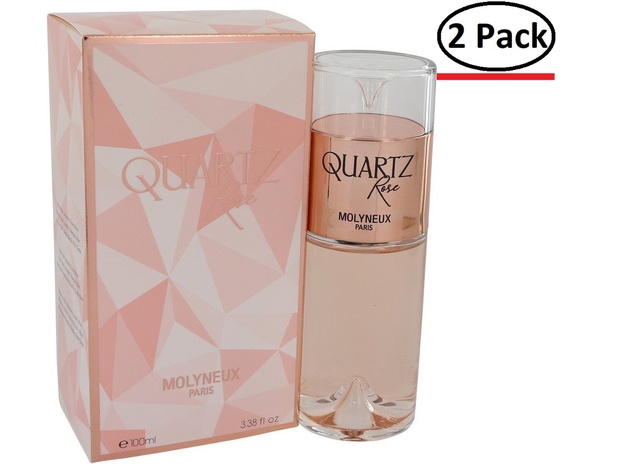 Quartz Rose by Molyneux Eau De Parfum Spray 3.38 oz for Women (Package ...
