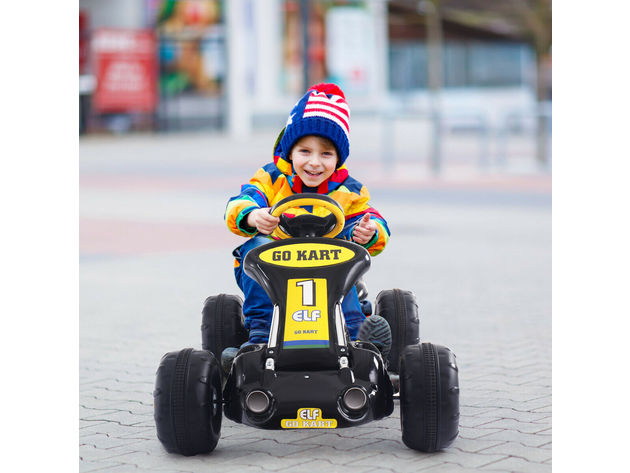 Go Kart Kids Ride On Car Pedal Powered Car 4 Wheel Racer Toy Stealth ...