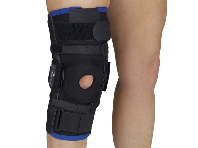 DeRoyal Warrior Pro Knee Brace Short Wrap Around, Large: 20½ Inches- 23 ...