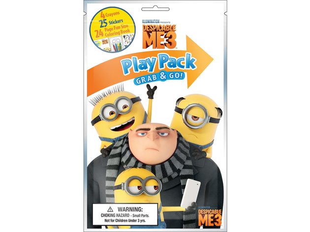 Bendon Despicable Me 3 Crayons, Stickers with Colorbook Play Pack, For ...