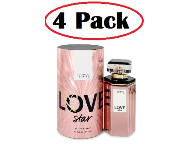4 Pack of Victoria's Secret Love Star by Victoria's Secret Eau De ...