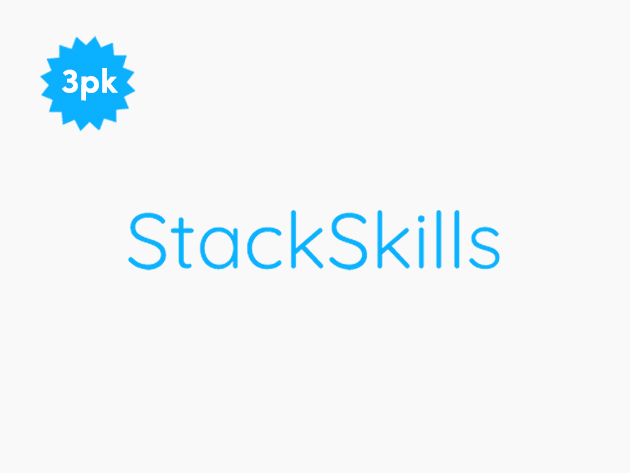 StackSkills Unlimited Lifetime for Business: 3-Account Bundle | TechSpot