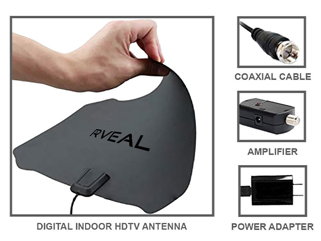 Rveal Digital Indoor HDTV Antenna | StackSocial