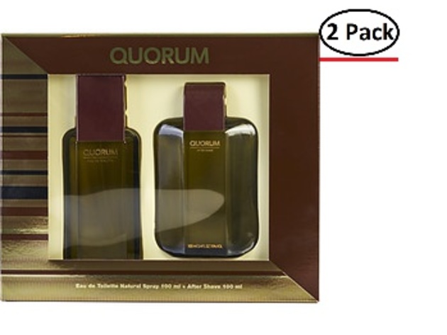 QUORUM by Antonio Puig EDT SPRAY 3.4 OZ & AFTERSHAVE 3.4 OZ for MEN ...