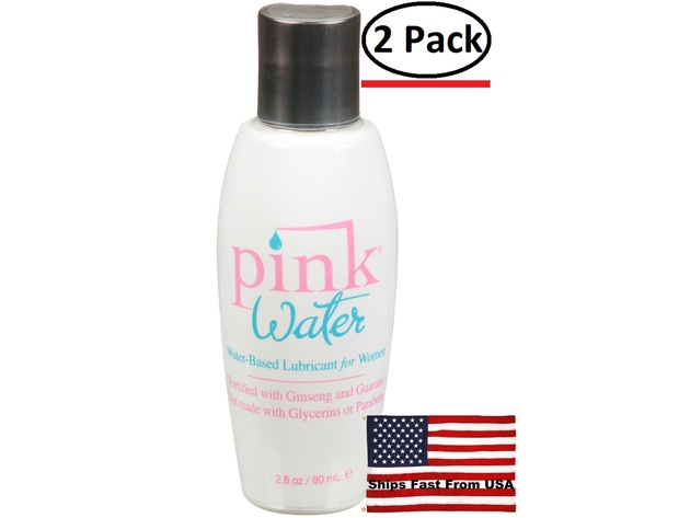 ( 2 Pack ) Pink Water Based Lubricant for Women - 2.8 Oz. / 80 ml ...