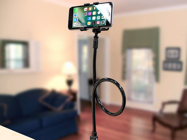 Skivia Flexible Gooseneck Smartphone Clip Holder | StackSocial