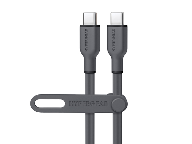 Flexi Pro USB-C to USB-C Soft-Touch Silicone Fast Charge Cable (15ft ...