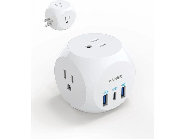 Anker PowerExtend USB-C Plug 3 Cube | StackSocial