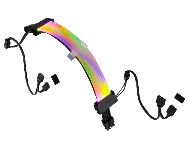 Astra 8-Pin ARGB Sleeved Extension Cable | StackSocial