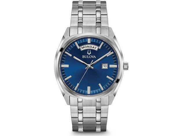 Bulova 96C125 Mens Stainless Steel Classic Watch | StackSocial