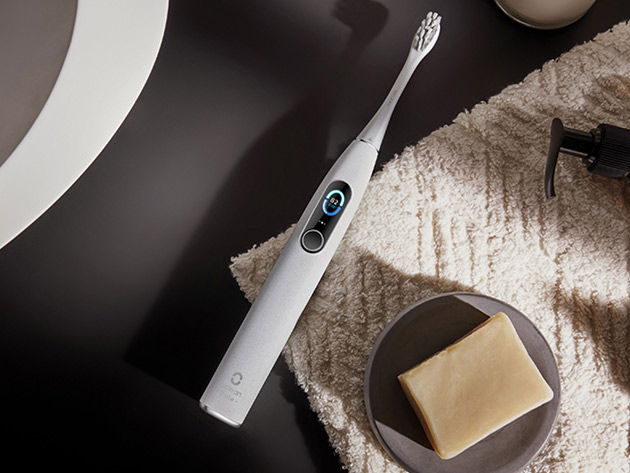 Oclean X Pro Elite Premium Smart Electric Toothbrush Set | theChive University