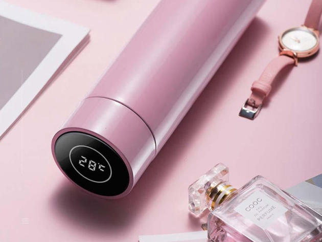 Stainless Steel Smart Water Bottle (Pink) | Android Authority