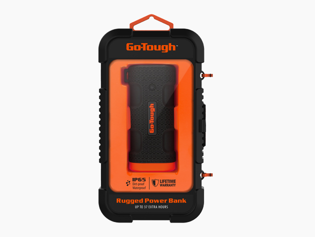 GO-TOUGH Power Bank with LED Flashlight (7,500mAh) | StackSocial