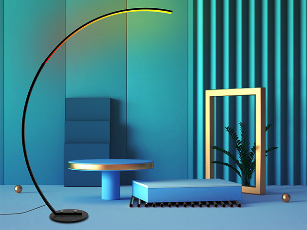 RGB Modern Curve Lamp | StackSocial