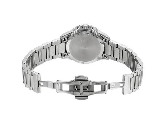 Bulova 96R215 Marine Star Womens Automatic Watch - Stainless Steel/Blue ...