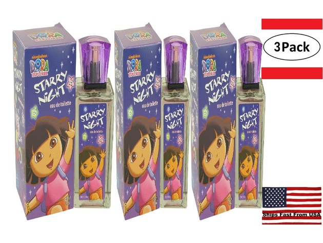 3 Pack Dora Starry Night by Marmol & Son Eau De Toilette Spray 3.4 oz ...
