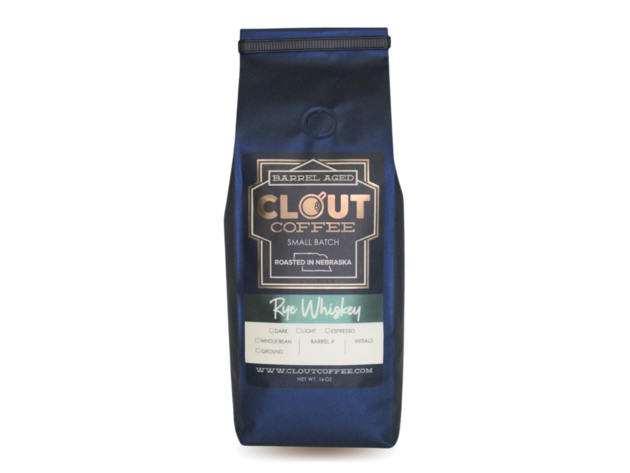 Rye Barrel Aged Clout Coffee (Light Roast/Ground Bean) | theChive ...