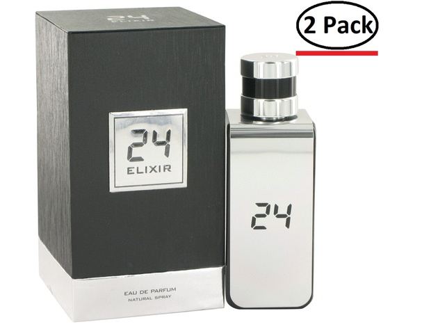 24 Platinum Elixir by ScentStory Eau De Parfum Spray 3.4 oz for Men ...