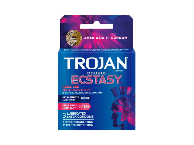 Trojan Double Ecstasy Latex Condoms (3) | StackSocial