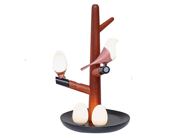 Motion Sensor Bird Night Light Tree & Illuminated Eggs | New Atlas