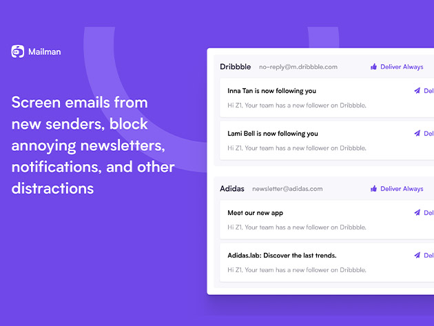 Mailman Email Manager: Lifetime Subscription (Standard Plan) | Gadget Hacks