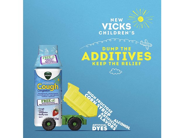 Vicks Children's Cough and Congestion Day Relief Liquid ...