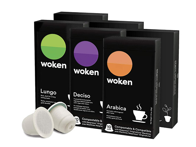 Compostable Espresso Pods: 60-Capsule Mix | Joyus