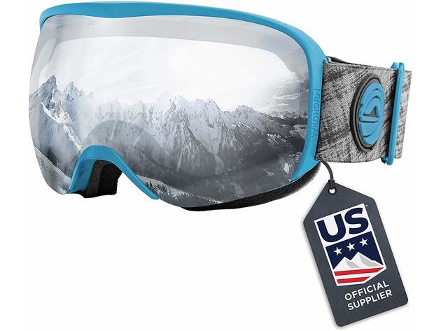 Wildhorn Cristo Ski & Snow Goggles - Arctic White / Sapphire ...