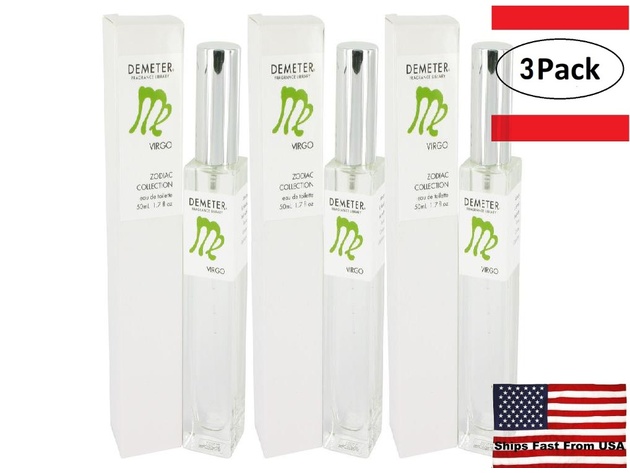 3 Pack Demeter Virgo by Demeter Eau De Toilette Spray 1.7 oz for Women ...