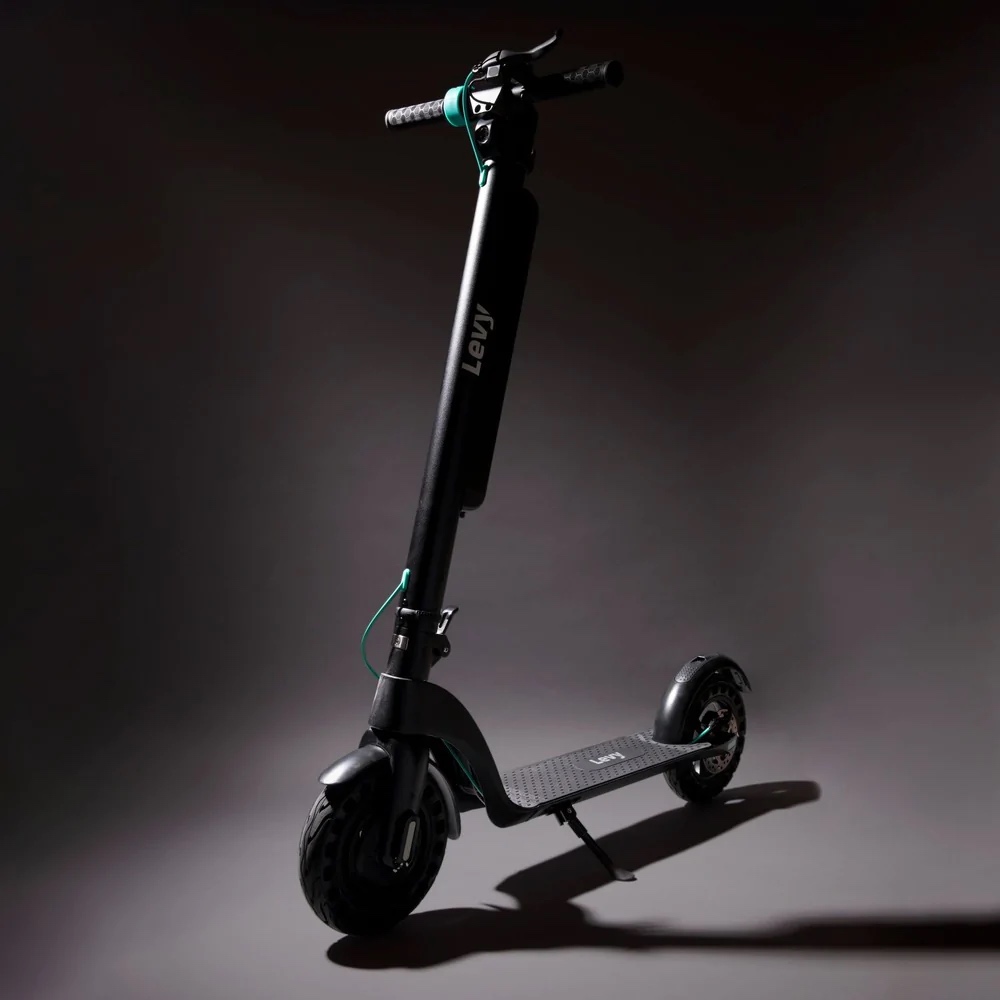 Levy Plus Electric Scooter - Green / 10" Solid Tires / 12.8aH Battery ...